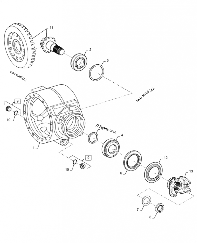 VAR - 782122, 424235 - AXLE HOUSING AND DRIVE, STANDARD AND HEAVY DUTY ...