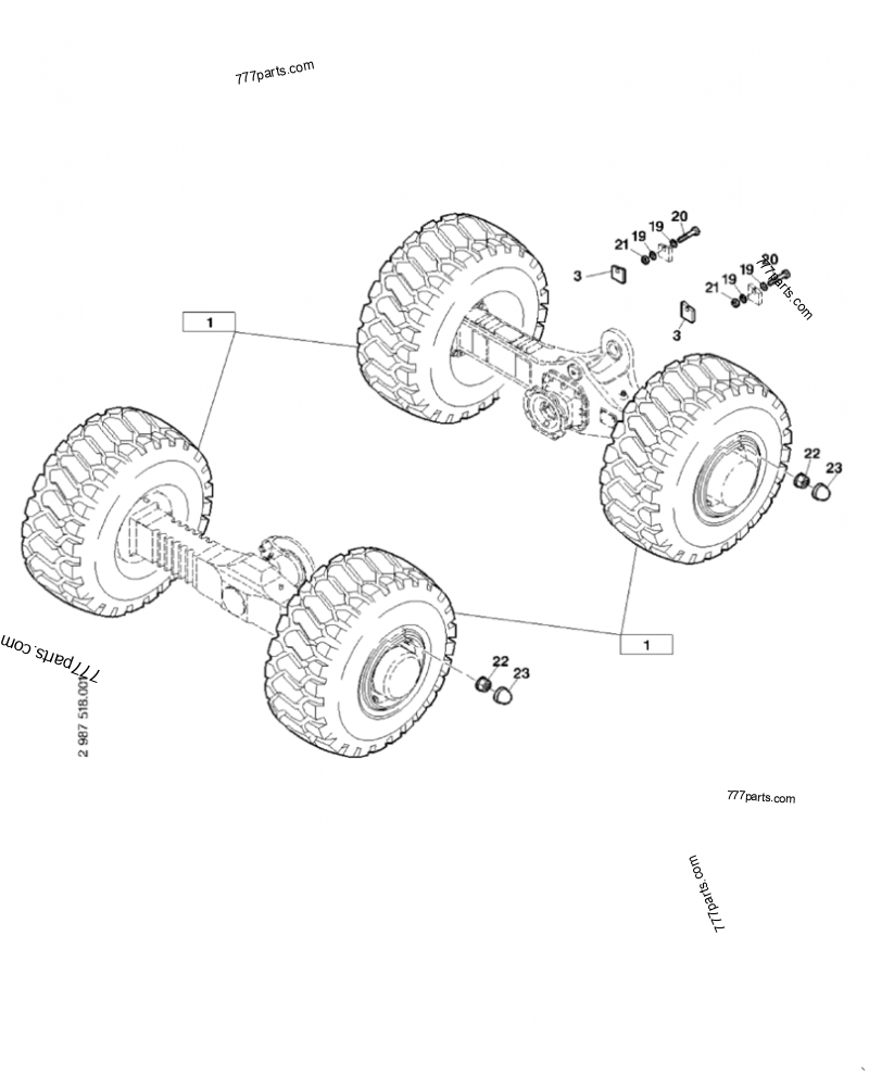 WHEELS INSTALLATION 405/70R20 EM SPT9-ET0 - COMPACT WHEEL LOADERS Case ...