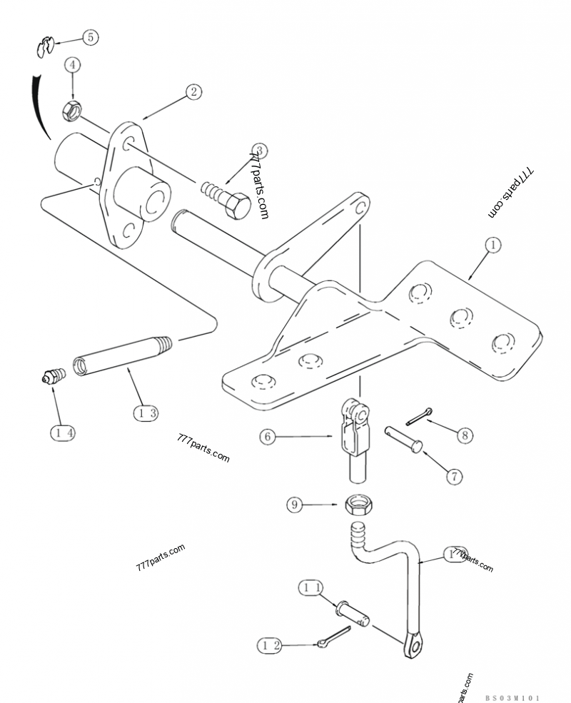 CONTROLS - BACKHOE, WITH HAND SWING (MODELS WITH EXTENDABLE DIPPER ...