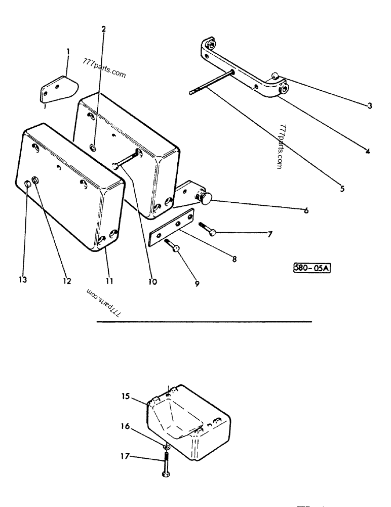 COUNTERWEIGHTS, REAR COUNTERWEIGHT - LOADER BACKHOES Case 33 (CASE ...