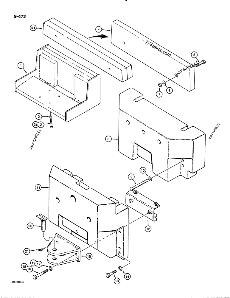 COUNTERWEIGHTS, FRONT COUNTERWEIGHT TILT DOZER MODELS ONLY - CRAWLER ...
