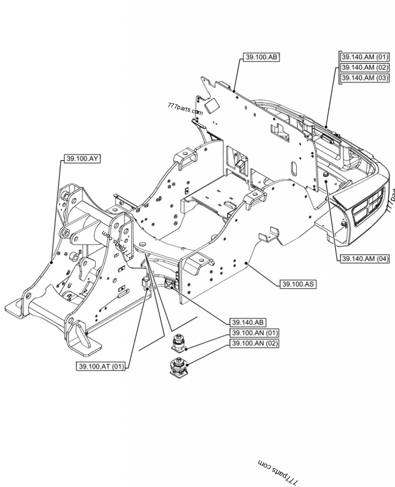 PICTORIAL INDEX - FRAMES - COMPACT WHEEL LOADERS Case 321F (COMPACT ...