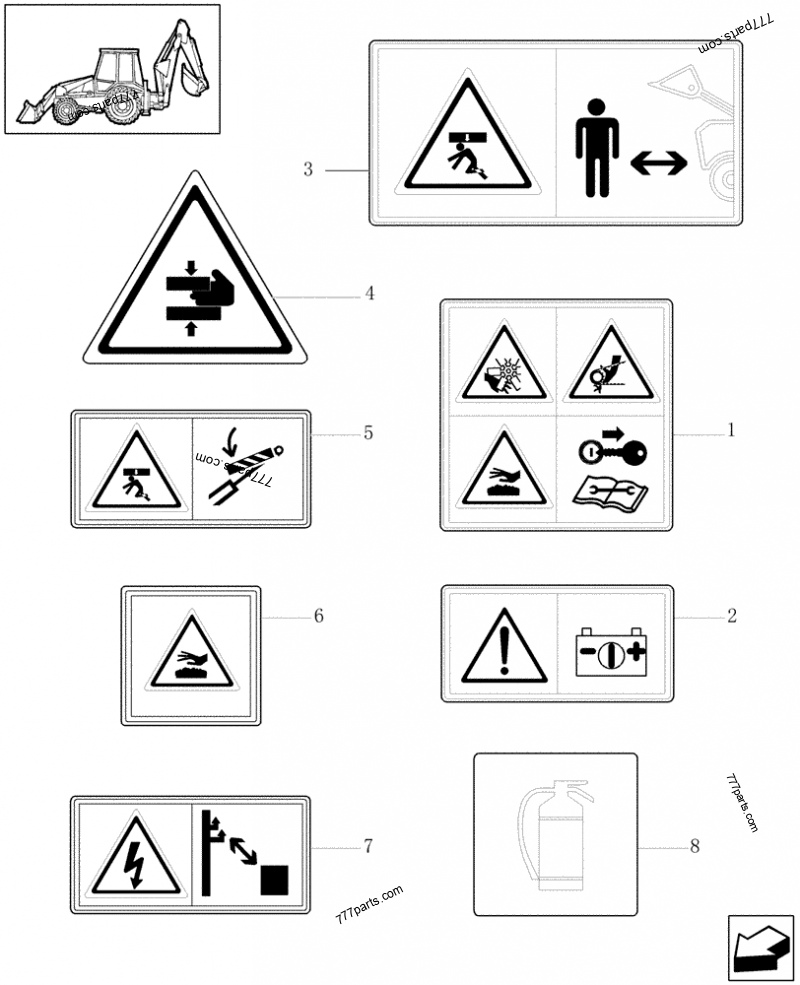 New Holland Backhoe Warning Light Symbols - Infoupdate.org