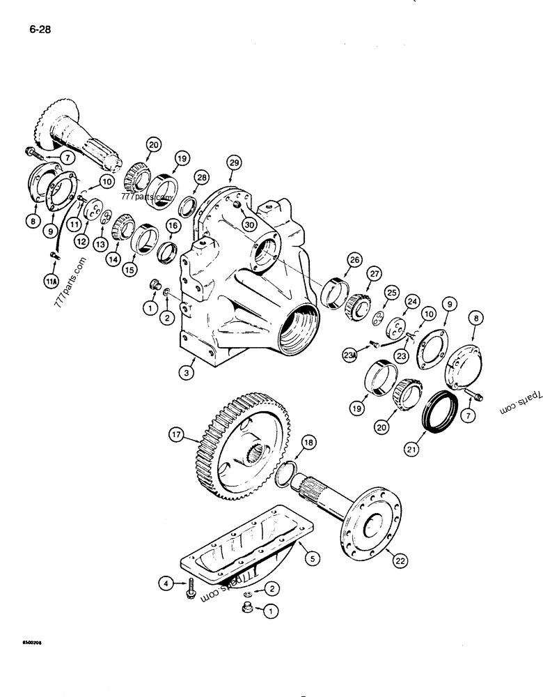 TRANSMISSION FINAL DRIVE, ALL MODELS EXCEPT 70" (1778 MM) GUAGE LGP ...