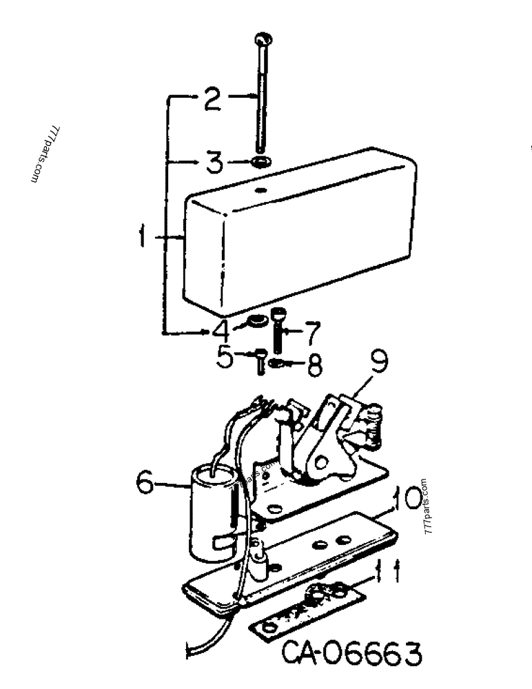 ELECTRICAL, BREAKER BOX - SKID STEER LOADERS Case 4125 (INTERNATIONAL ...