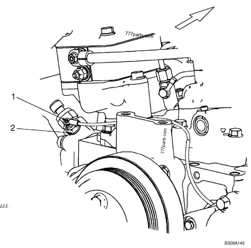 TEMPERATURE SENSOR - SKID STEER LOADERS Case 420 (SKID STEER - TIER 3 ...
