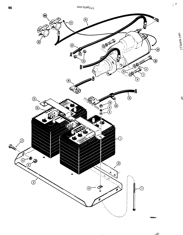 ELECTRICAL SYSTEM, BATTERIES AND CONNECTIONS - LOADER BACKHOES Case ...