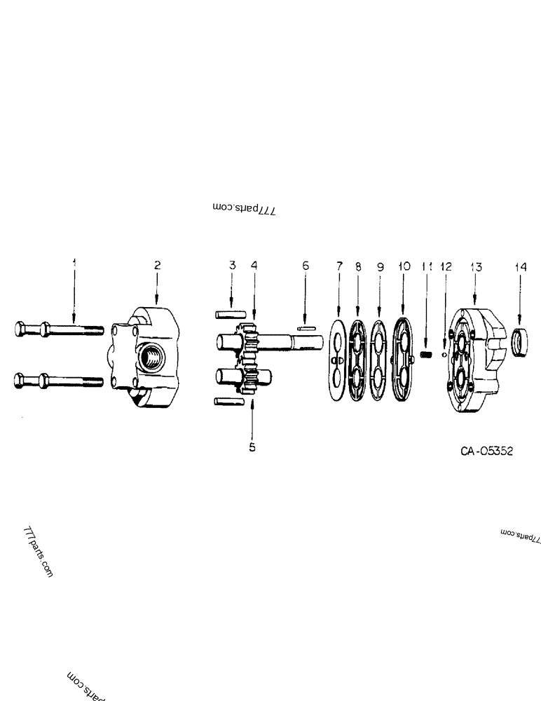 HYDRAULICS, HYDRAULIC PUMP - SKID STEER LOADERS Case 4125 ...