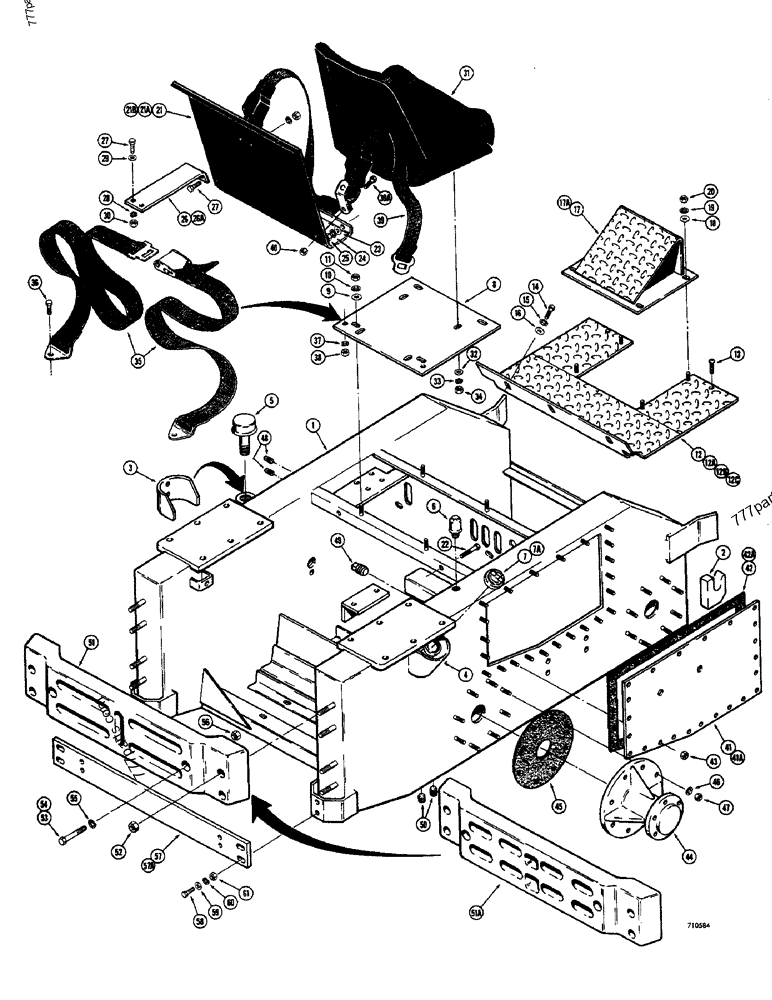 MAIN FRAME AND RELATED PARTS - SKID STEER LOADERS Case 1500-SERIES ...