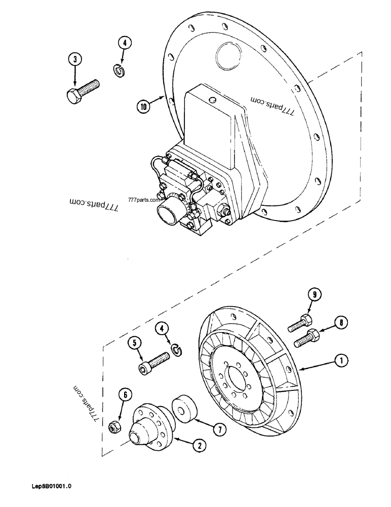 PUMP COUPLING - CRAWLER EXCAVATORS Case 488P (CASE WHEELED EXCAVATOR (S ...