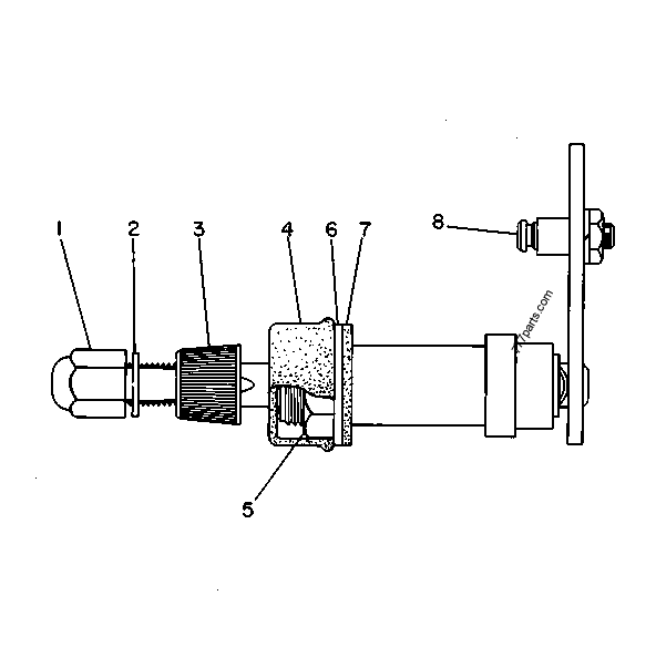 9K682 SHAFT AND LINK ASSEMBLY - WHEEL-TYPE LOADER Caterpillar 920 ...