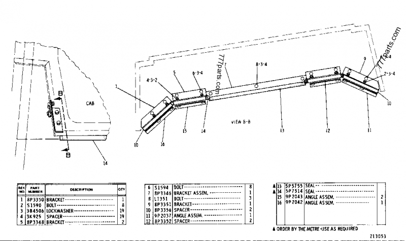 8P3864 CAB MOUNTING GROUP--Part 2--Type 1 - TRACK-TYPE TRACTOR ...