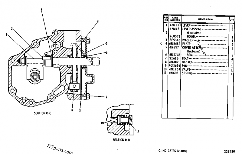 6N5355 GOVERNOR AND FUEL INJECTION PUMP GROUP--Part 4 of 4 - TRACK-TYPE ...