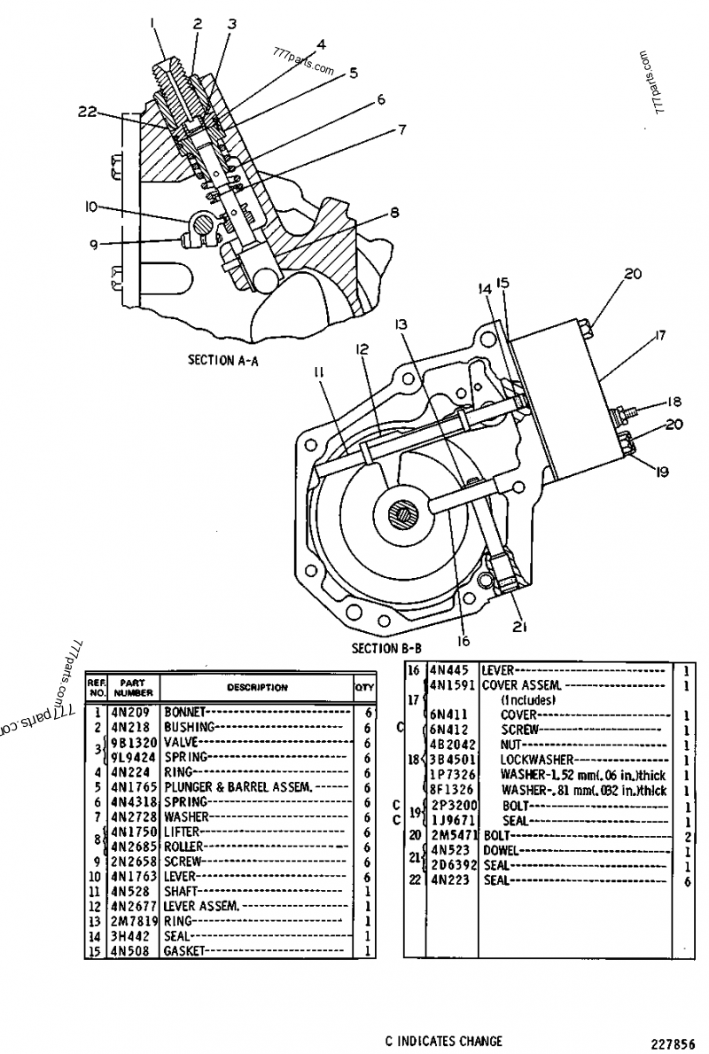 6N5355 GOVERNOR AND FUEL INJECTION PUMP GROUP--Part 3 of 4 - TRACK-TYPE ...