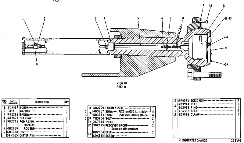 9D2400 DRAWBAR GROUP-PART 2-TYPE 1 - MOTOR GRADER Caterpillar 140G ...