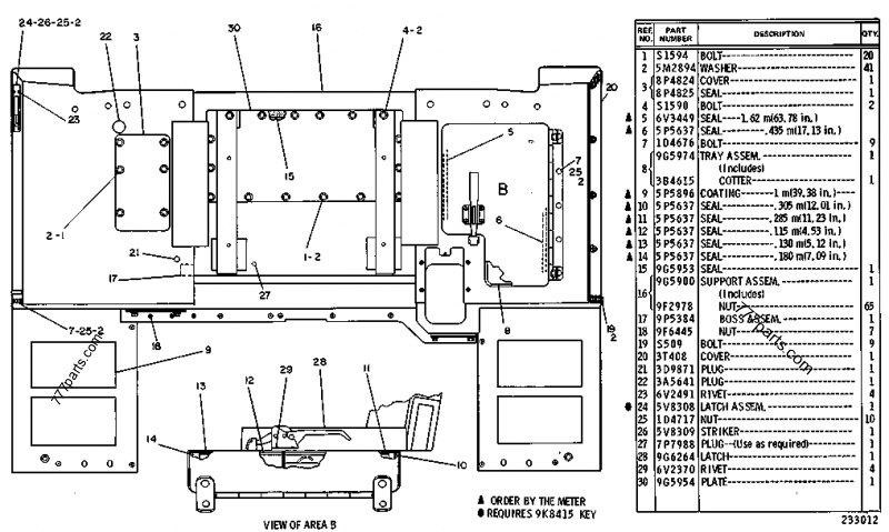 9G5920 SUPPORT AND SEAT GROUP--Part 2 of 2 - TRACK-TYPE TRACTOR ...