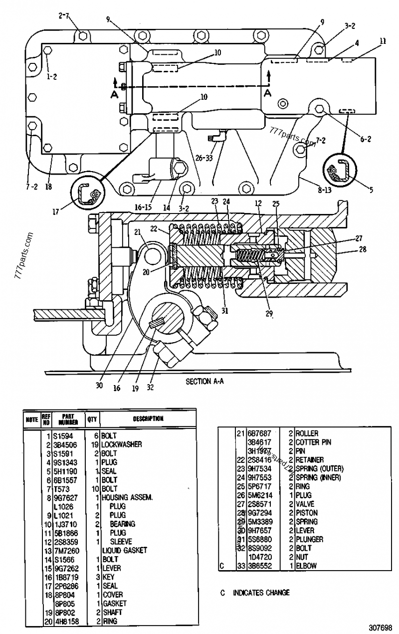 9G7588 HYDRAULIC BRAKE MECHANISM GROUP-R.H.-PART 1 - TRACK-TYPE TRACTOR ...