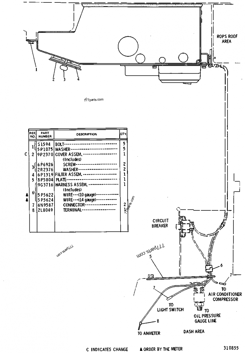 9G8298 CAB PRESSURIZER GROUP--Part 1 of 3 - TRACK-TYPE TRACTOR ...