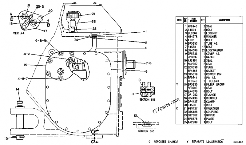 1P8631 WINCH GP-PART 6 OF 6 - TRACK-TYPE TRACTOR Caterpillar D5B ...