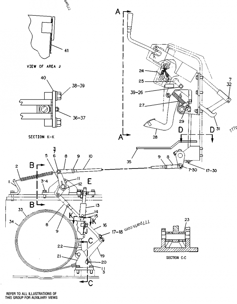 8Y7089 BRAKE GP-STEERING-HAND-PART 1 OF 4 - TRACK-TYPE TRACTOR ...