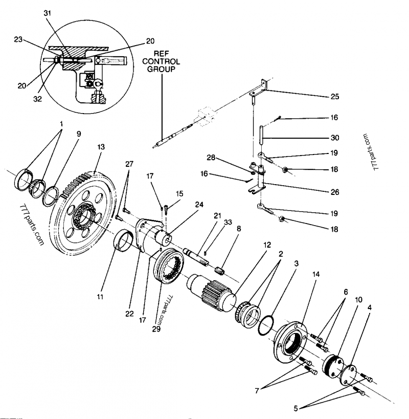 Shaft Gp - Idler - TRACK-TYPE TRACTOR Caterpillar D5M | 777parts.com