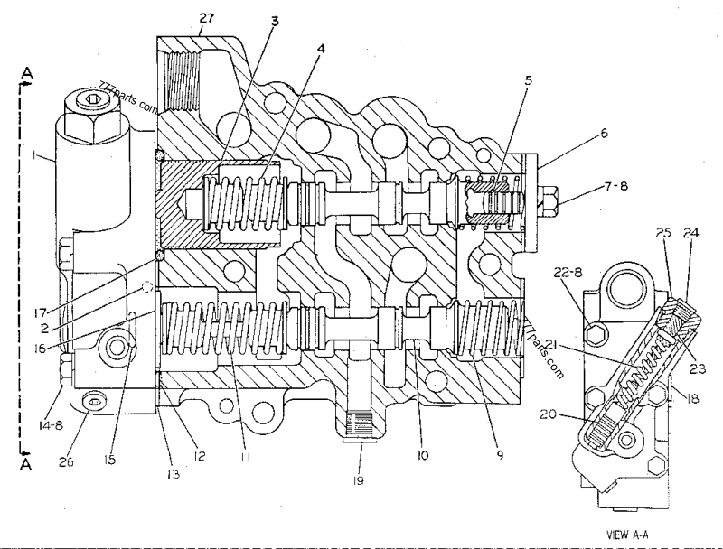 9T-7883 VALVE GP-PILOT - TRACK-TYPE TRACTOR Caterpillar D10R | 777parts.com