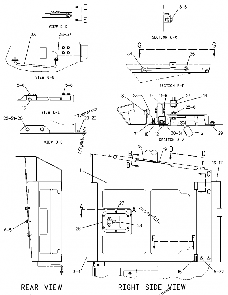 6Y-5237 COUNTERWEIGHT GP - TRACK-TYPE TRACTOR Caterpillar D6R ...
