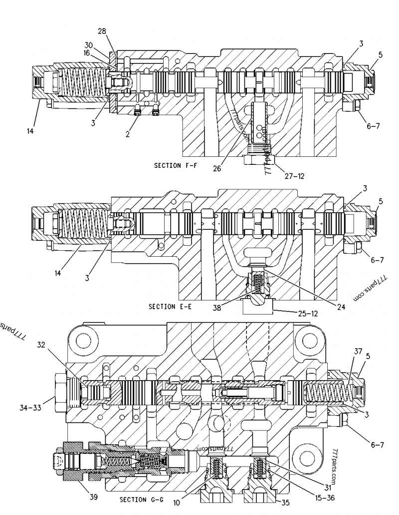 130-2881 VALVE GP-CHECK - ENGINE - MACHINE Caterpillar 3116 | 777parts.com