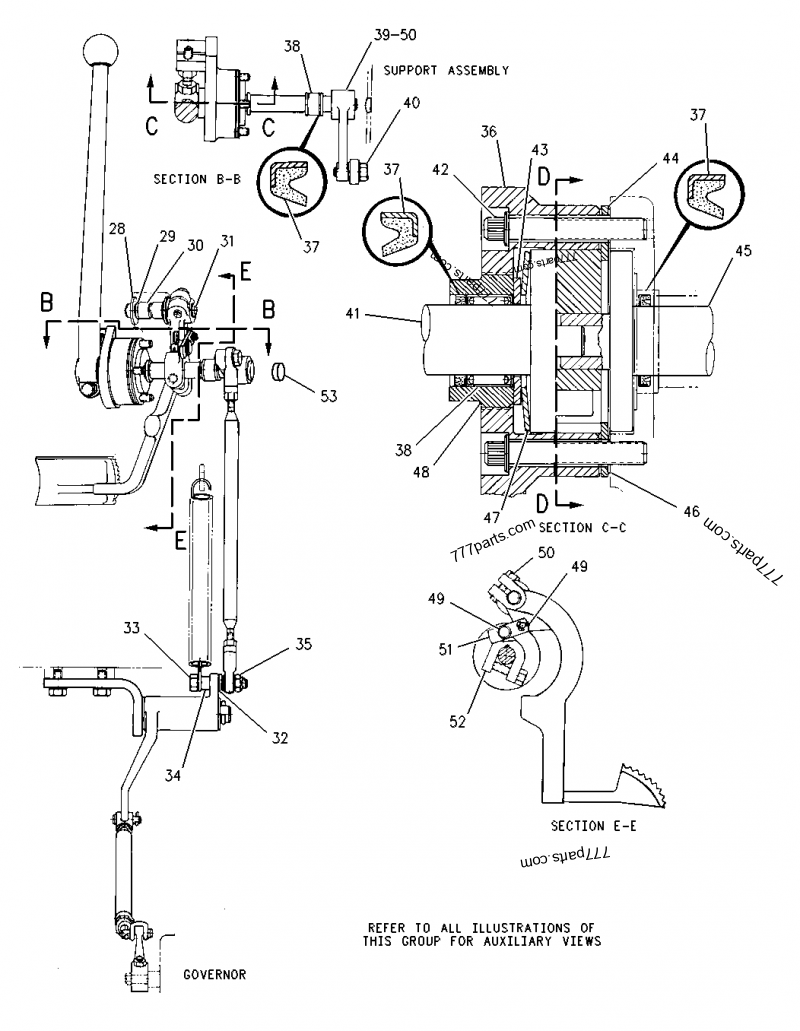 7C-8632 TURBOCHARGER GP - ENGINE - MACHINE Caterpillar 3306 | 777parts.com