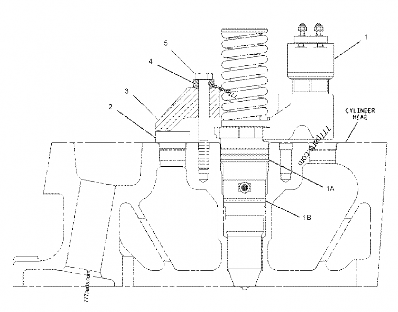 100-8774 PUMP GP-FUEL INJECTION - ENGINE - MARINE Caterpillar 3516B ...