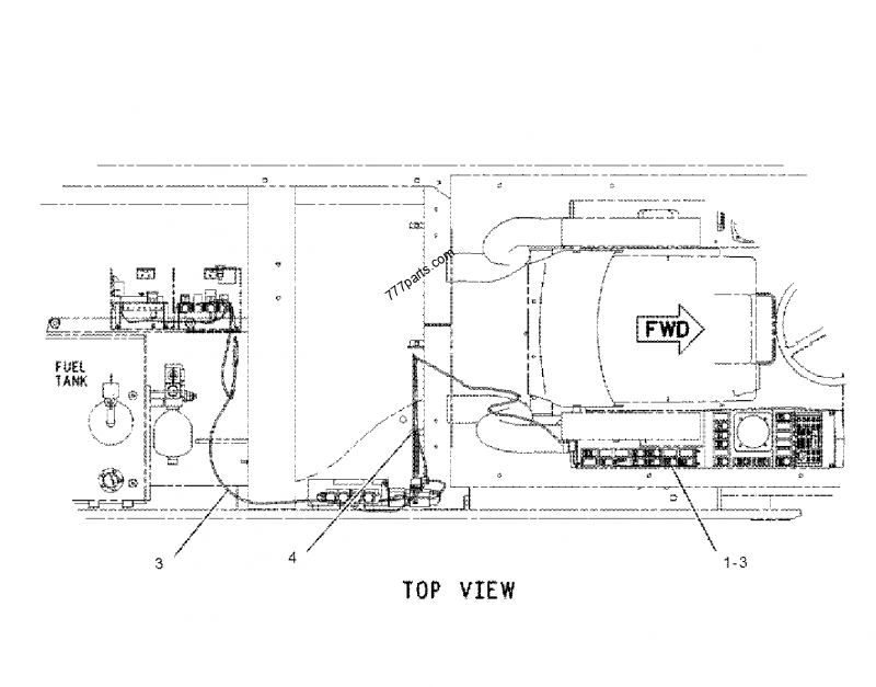 141-3995 WIRING GP-PRIORITY VALVE - ENGINE - MACHINE Caterpillar 3054 ...