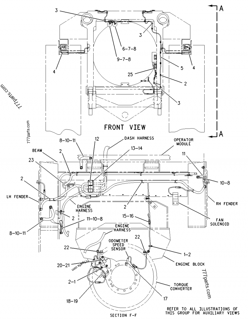 9W-0742 BLOCK GP-JUNCTION -BATTERY - TRACK-TYPE TRACTOR Caterpillar ...