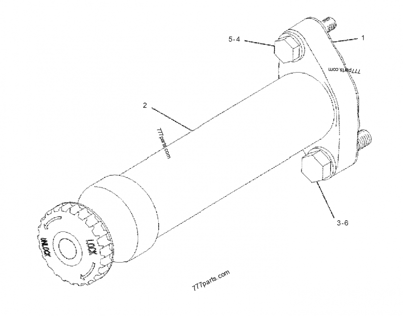 7N-4416 PUMP GP-FUEL PRIMING - WHEEL TRACTOR-SCRAPER Caterpillar 631E ...