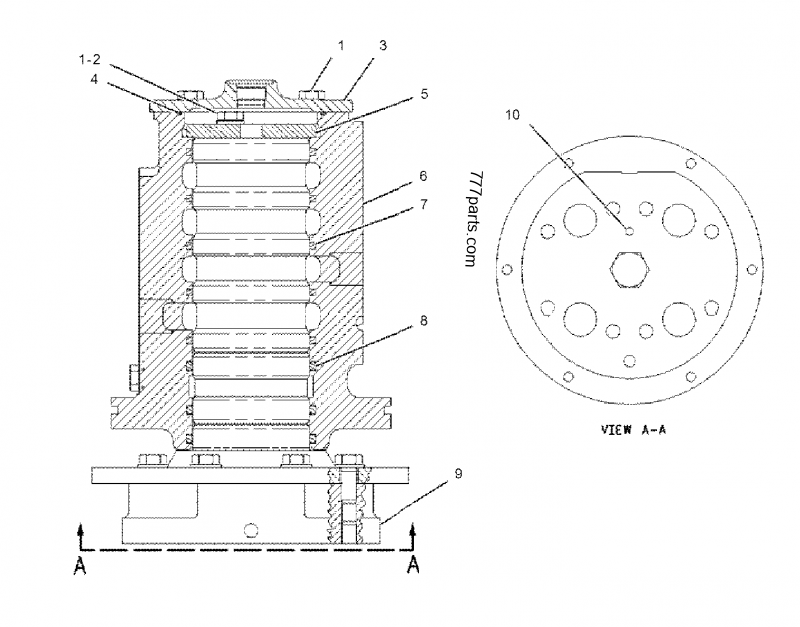 244-8483 PUMP GP-MAIN HYDRAULIC - ENGINE - MACHINE Caterpillar 3066 ...