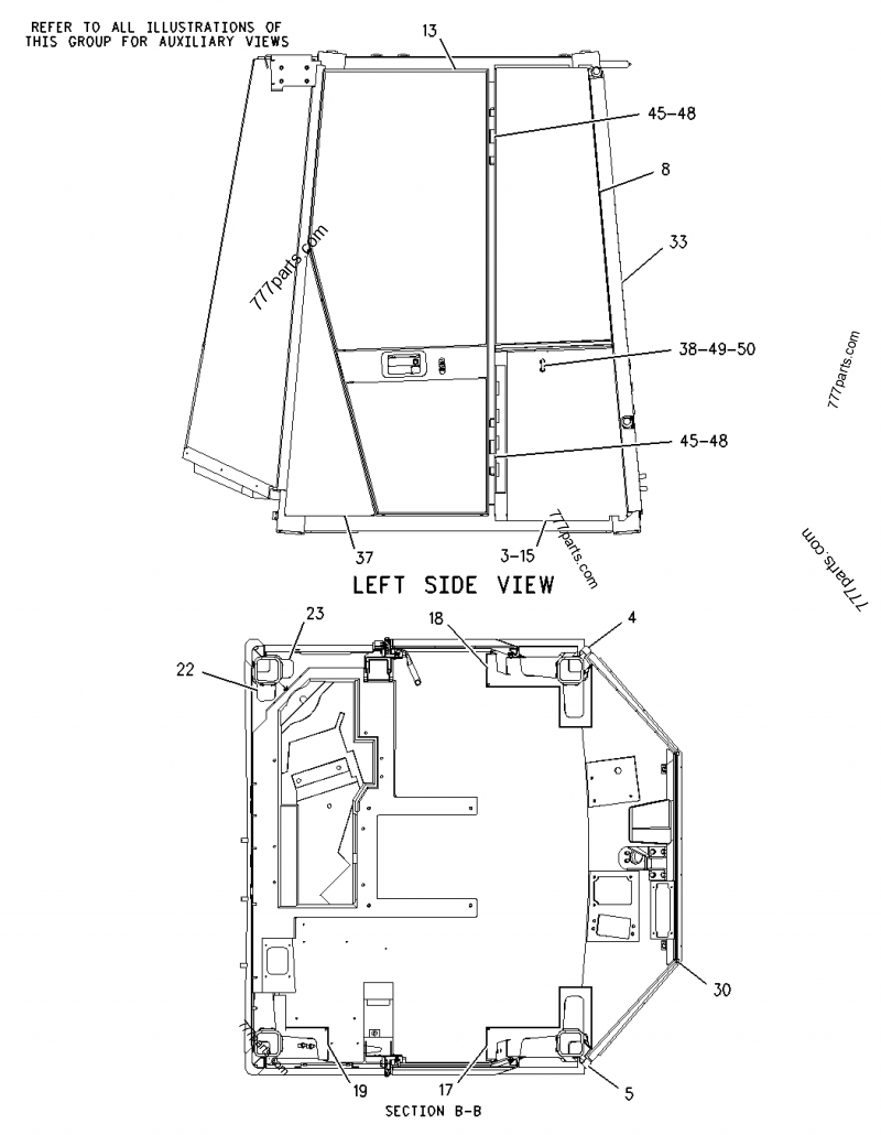 179-4421 ROPS GP-ENCLOSED - WHEEL-TYPE LOADER Caterpillar 980G ...