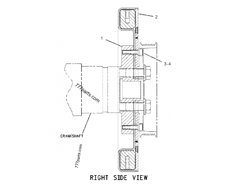 117-2766 DAMPER GP - ENGINE - TRUCK Caterpillar C-12 | 777parts.com
