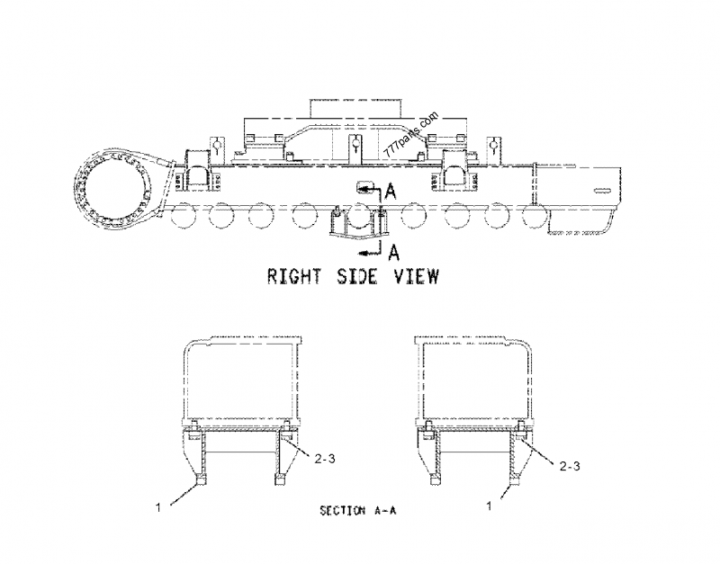 110-4840 STORAGE GP-VANDALISM GUARD - ENGINE - MACHINE Caterpillar 3456 ...