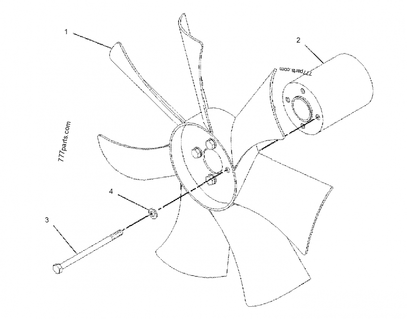 188-2812 FAN GP-SUCTION -AFTERCOOLER - ENGINE - MACHINE Caterpillar ...