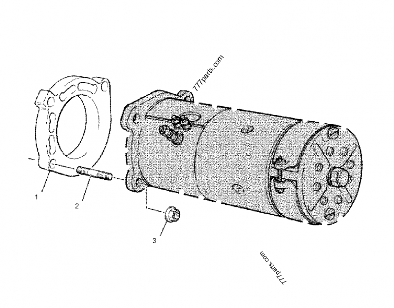 210-6434 MOUNTING GP-STARTING MOTOR - ENGINE - MARINE Caterpillar 3056 ...