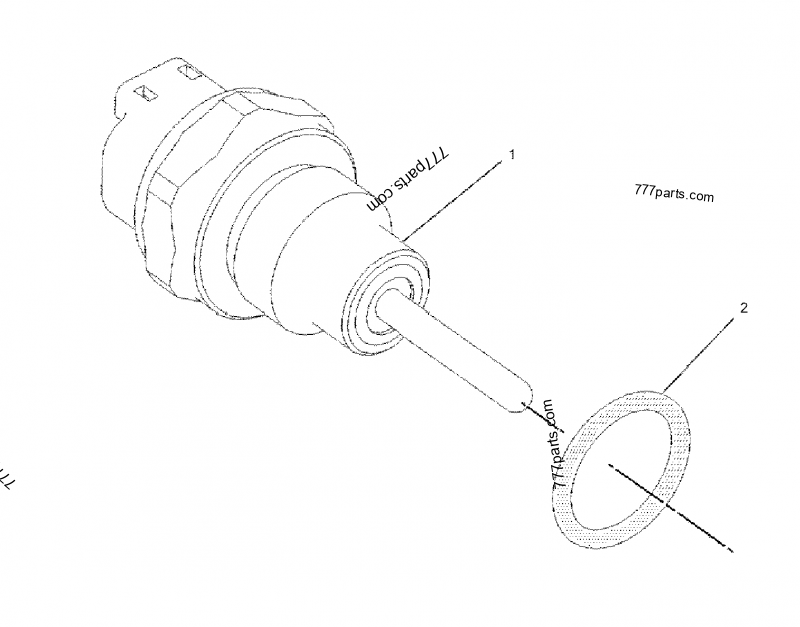197-8392 SENSOR GP-TEMPERATURE - ASPHALT PAVER Caterpillar BG-2455D ...