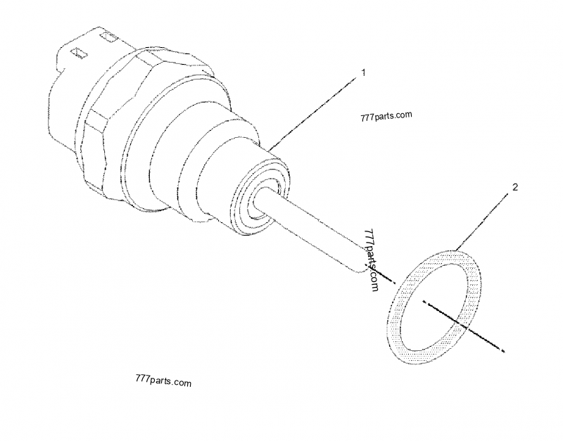 197-8391 SENSOR GP-TEMPERATURE - WHEEL TRACTOR-SCRAPER Caterpillar 657E ...