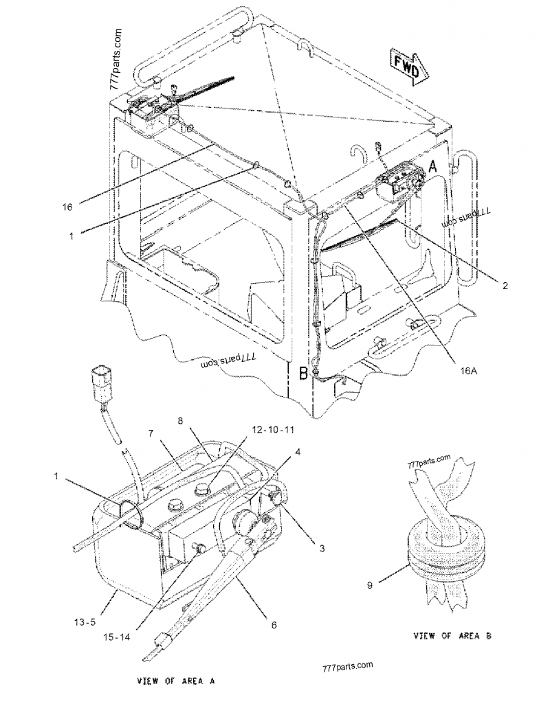 8X-9739 WINDOW GP - WHEEL TRACTOR-SCRAPER Caterpillar 657G | 777parts.com