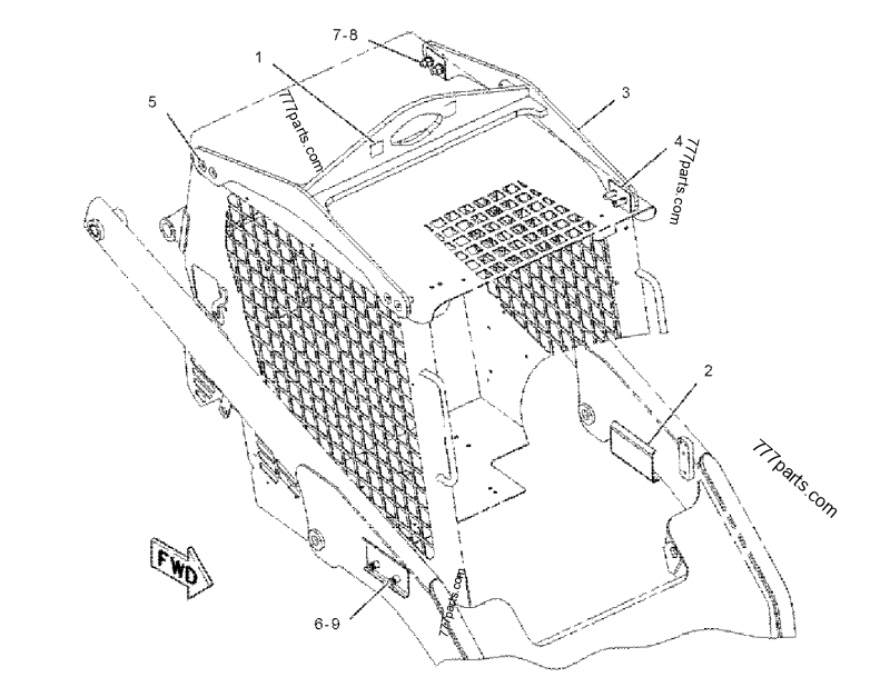 152-1155 LIFTING GP-MACHINE -SINGLE POINT - SKID STEER LOADER ...