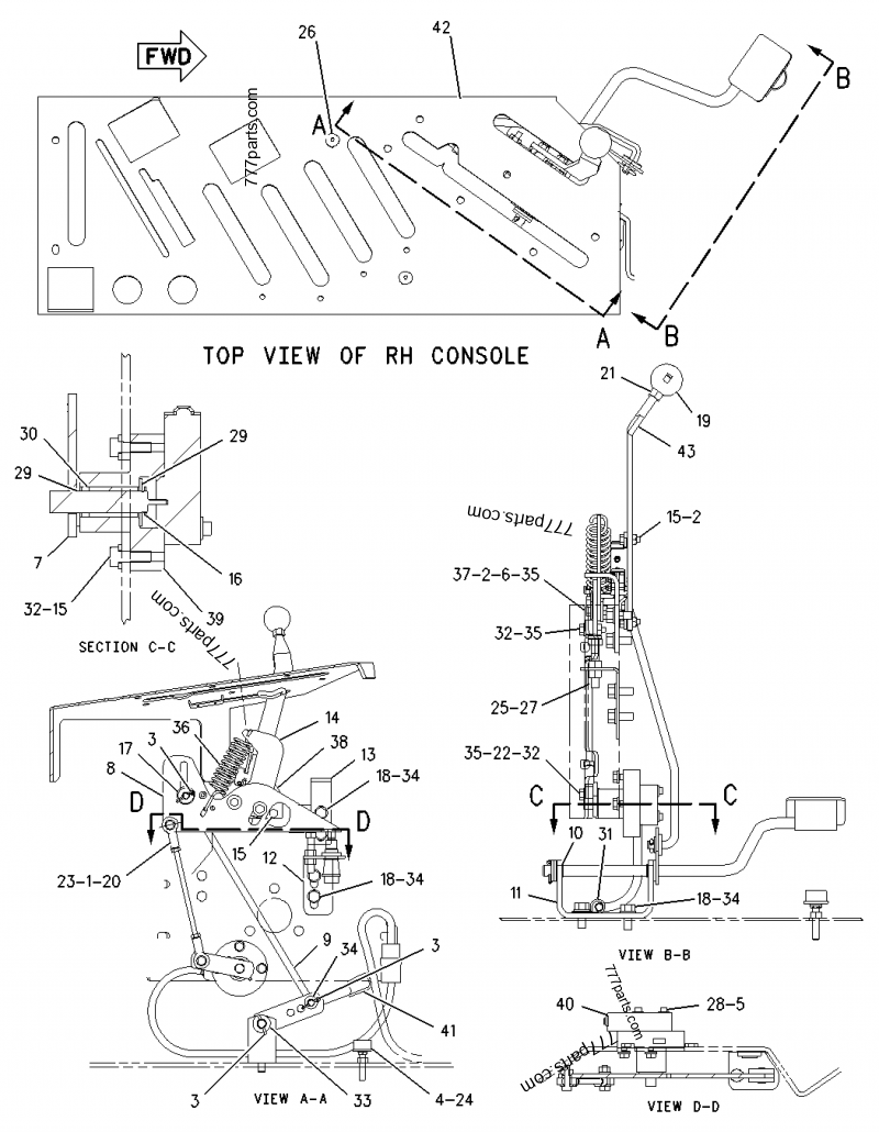 136-5508 CONTROL GP-GOVERNOR - CHALLENGER Caterpillar 65E | 777parts.com