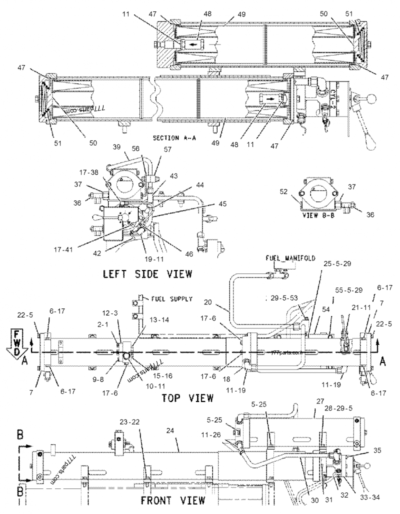 121-0470 FILTER GP-FUEL -DUPLEX - ENGINE - GENERATOR SET Caterpillar ...