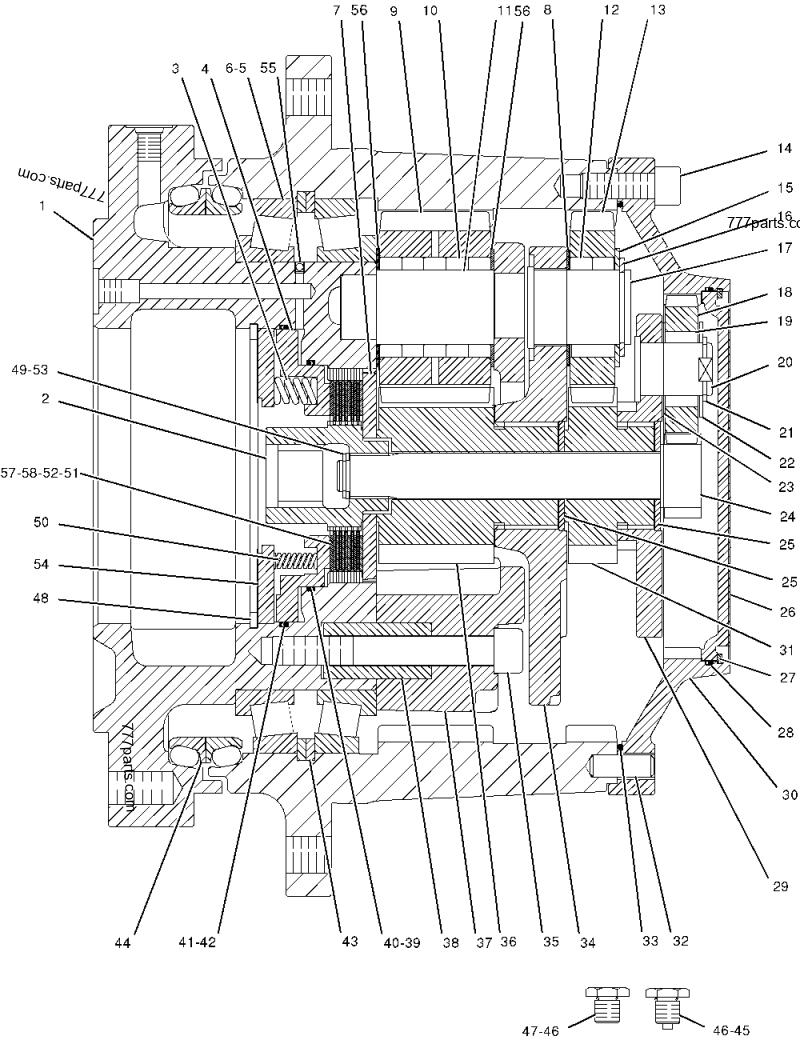 146-8506 PLANETARY GP-FINAL DRIVE - PAVING COMPACTOR Caterpillar CS ...