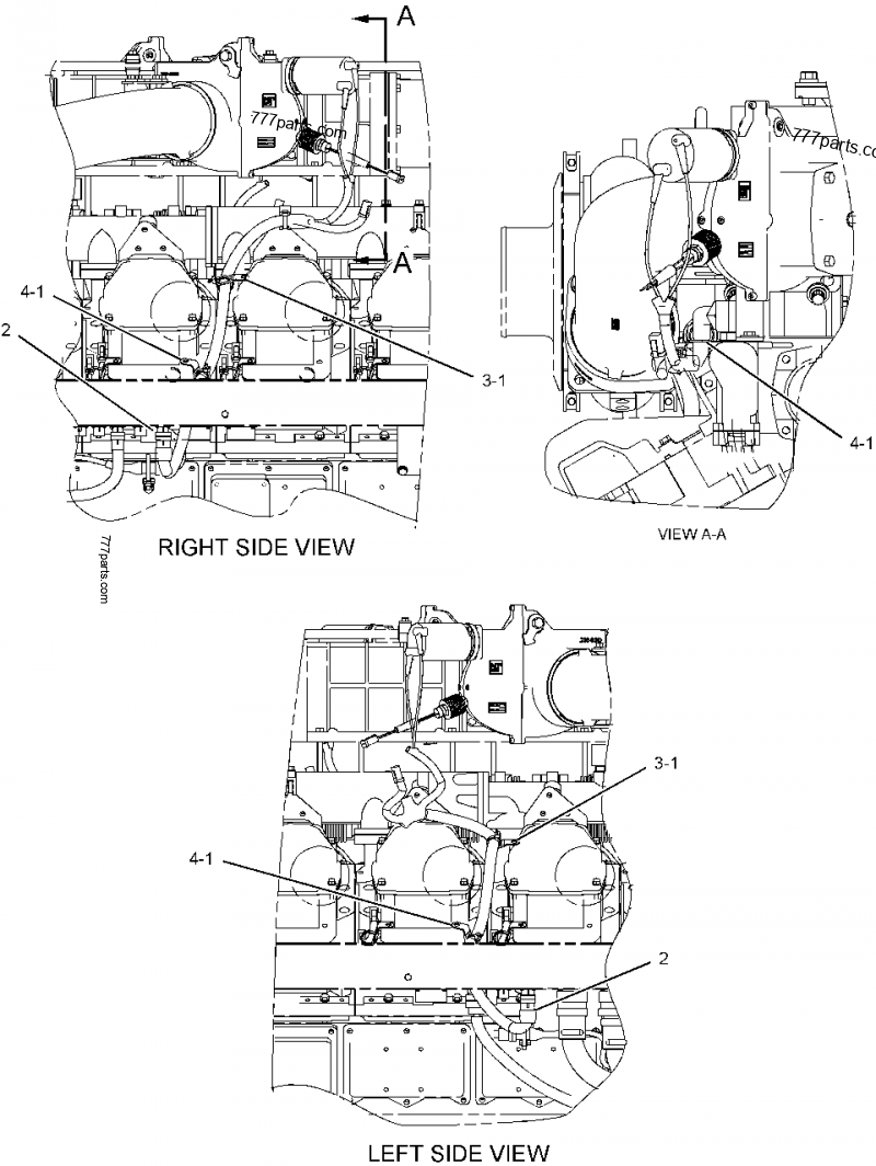 232-0858 MOUNTING GP-CONTACTOR - ENGINE - MARINE Caterpillar 3516C ...