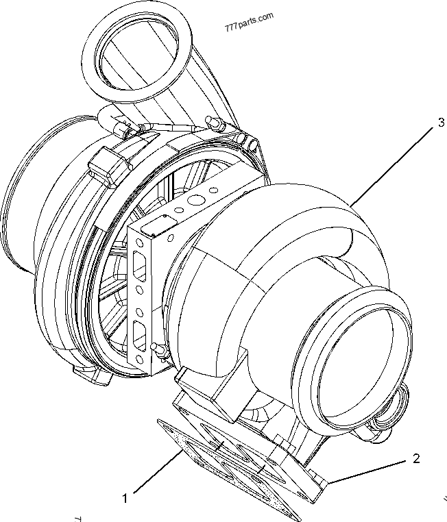 238-8683 TURBOCHARGER GP - TRACK-TYPE TRACTOR Caterpillar D8T ...