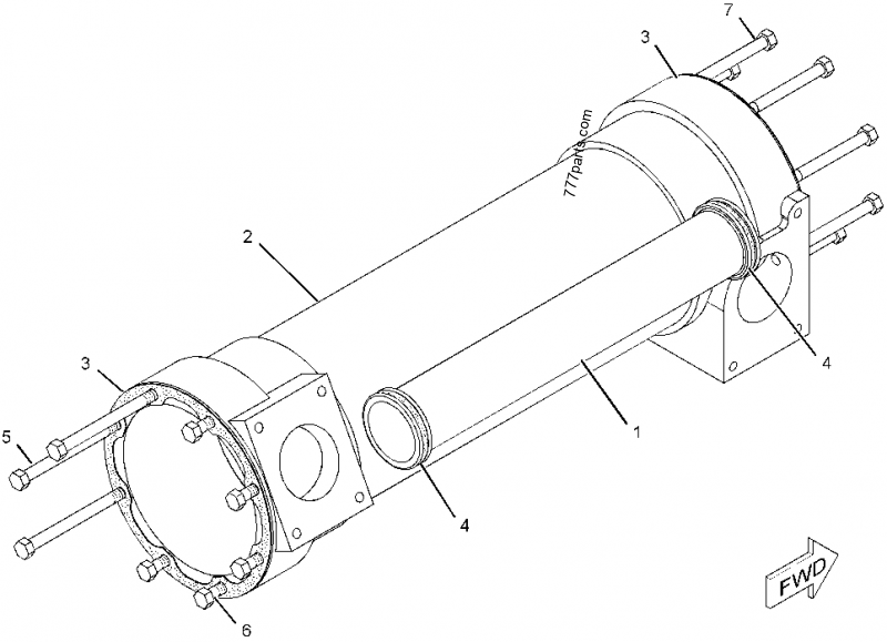 4W-5363 CORE GP-OIL COOLER - TRACK-TYPE TRACTOR Caterpillar D11R ...