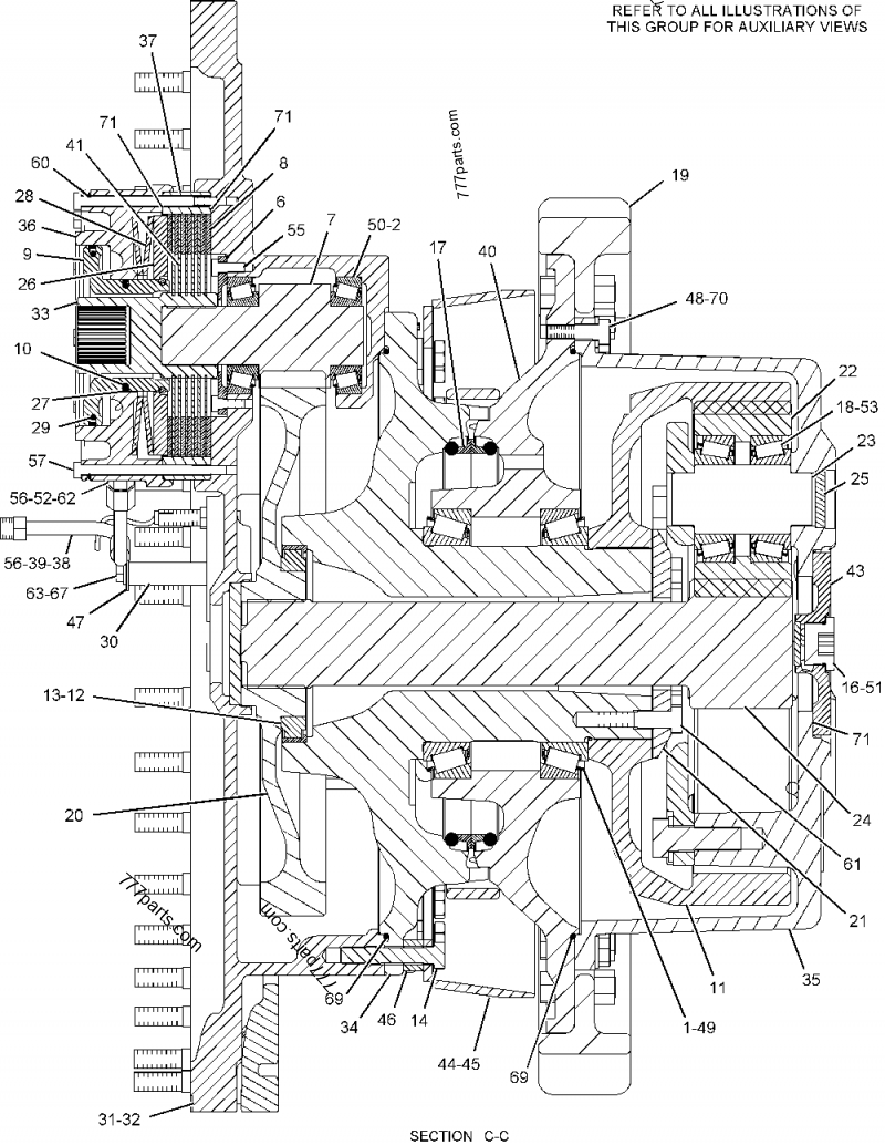 223-5606 FINAL DRIVE & BRAKE GP - ENGINE - MACHINE Caterpillar 3306 ...